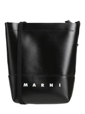 Marni Small Canvas Bucket Bag - Black