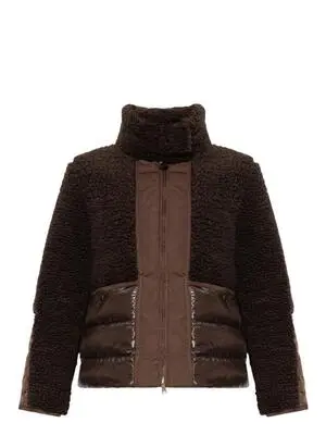 Moncler Moncler Glorieux Zipped Jacket Brown