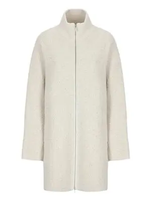 Peserico Ribbed Collar Sequined Coat - No
