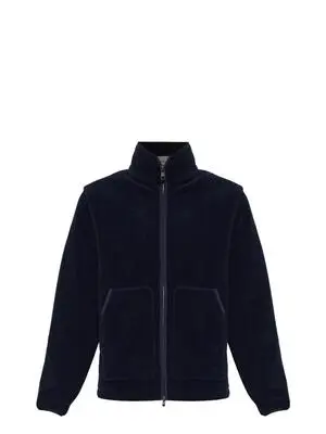 Moncler Long-sleeve Casual Jacket Navy Blue