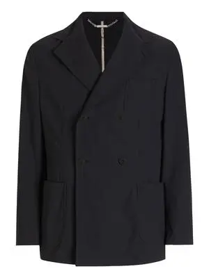 Dolce & Gabbana Double-breasted Patch-pocket Blazer - Black