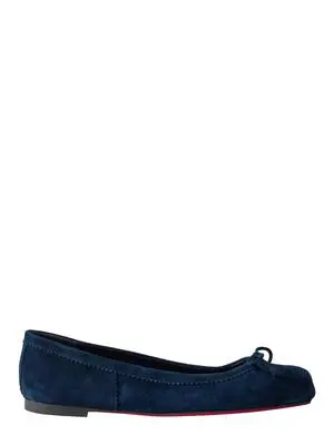 CHRISTIAN LOUBOUTIN Square Toe Ballet Flats - Black