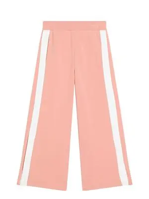 Dolce & Gabbana Stripe Wide-leg Trousers - Pink