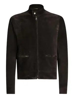 Dolce & Gabbana Suede Jacket - Brown