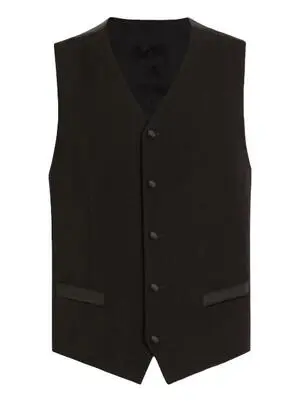 Dolce & Gabbana Five-button Waistcoat - Black