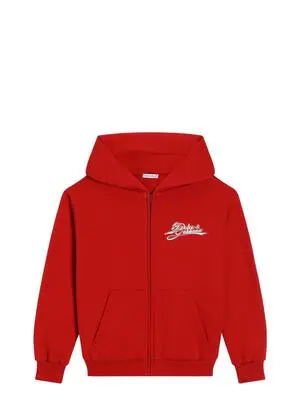 Dolce & Gabbana Hoodie With Logo - Red