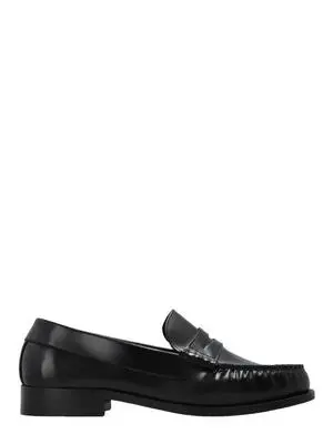 ALOHAS Studded Round-toe Loafers - Black