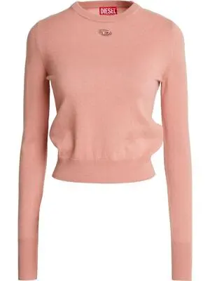 DIESEL® Solid-color Long-sleeve Knit Top