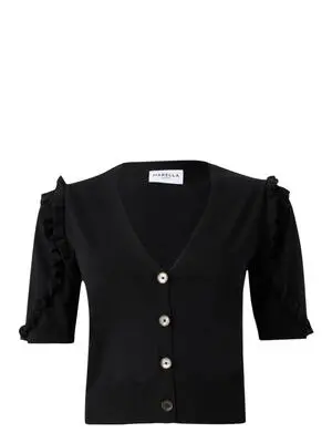 MARELLA Ruffle-trimmed Knit Top