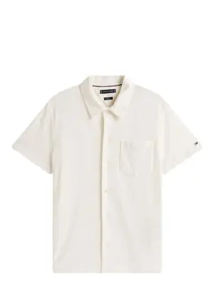 Tommy Hilfiger Offwhite Shortsleeve Collared Shirt - White