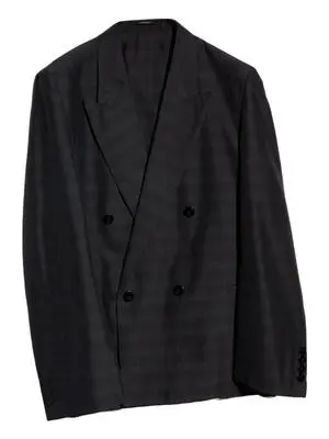 Gucci Prince Of Wales Silk Jacket - Black