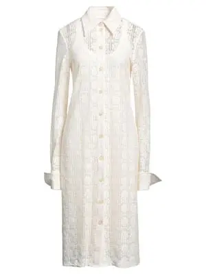 Sportmax Lace Shirt Dress - No