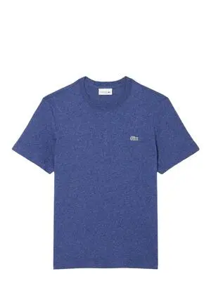 Lacoste Heathered Crewneck Tshirt - Blue