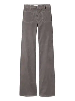 NILI LOTAN Casual Trousers With Belt Loops - Gray