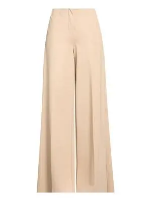 Max Mara Solidcolor Stretch Wideleg Trousers - Nude