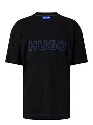 Hugo Boss Crewneck Letter Print Tshirt - No