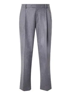 Gabriela Hearst Gabriela Hearst - Arthur Wool And Cashmere-Blend Tapered-Leg Trousers - Men - Gray  Gray