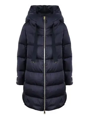 Herno Zip-up Padded Down Coat - Black
