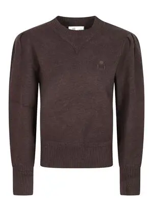 Isabel Marant Étoile Logo-embroidered Crewneck Jumper - Black