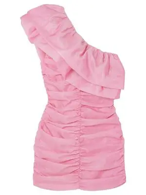 ROTATE BY BIRGER CHRISTENSEN Pink Organza Dress - No