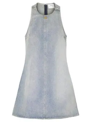 COURREGES Heritage Denim Mini Dress - Gray