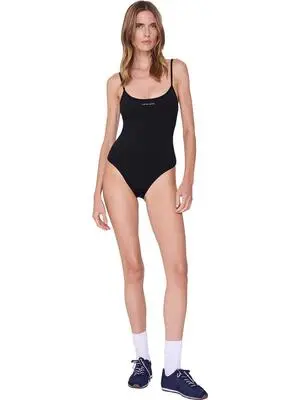 ANINE BING Barbara Bodysuit - Black