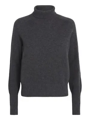 Victoria Beckham Merino Wool Marie Sweater Grey