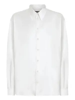 Dolce & Gabbana Silk Shirt White