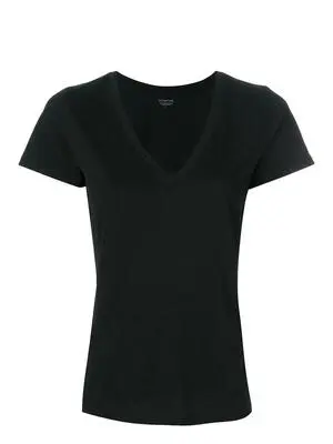 Vince Vince Classic V-Neck Short-Sleeved T-Shirt Black