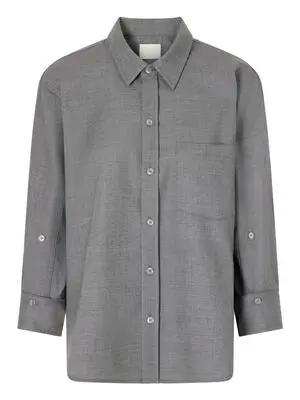 Citizens Of Humanity Kayla Wool Shirt Gray