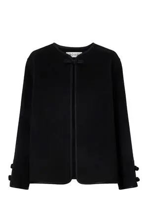 RÓHE Wool And Cashmere-blend Jacket - Black