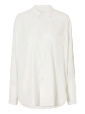 SSSTEIN Cotton And Silk-blend Shirt - Cream