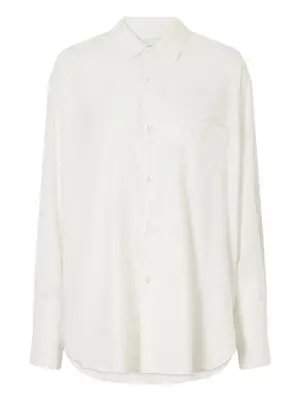 SSSTEIN Cotton And Silk-blend Shirt