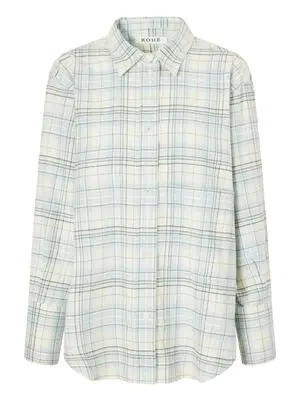 RÓHE Checked Cotton-flannel Shirt - Neutrals