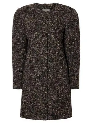Magda Butrym Wool-bouclé Mini Dress - Brown