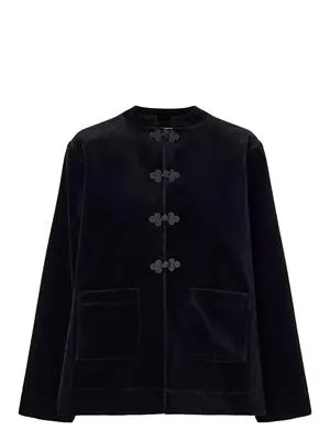 RÓHE Cotton-velvet Jacket - Black