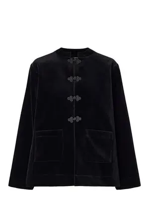 RÓHE Cotton-velvet Jacket - Black
