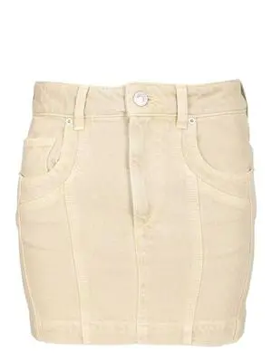 Isabel Marant Étoile Marant Etoile Women Juana Short Skirt Cream