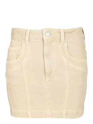 Isabel Marant Étoile Marant Etoile Women Juana Short Skirt Cream