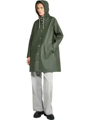 Stutterheim Mosebacke Original A-line Raincoat - Green