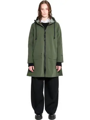 Stutterheim Mosebacke Patch Raincoat Green