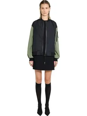 Stutterheim Bredsand Zip Bomber Jacket - Black