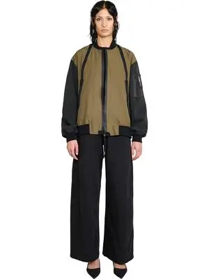 Stutterheim Bredsand Zip Bomber Jacket - Green