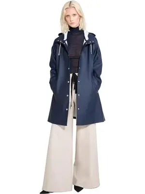 Stutterheim Mosebacke Original A-line Raincoat Navy