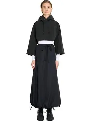 Stutterheim Lilla Tre Cropped Raincoat - Black