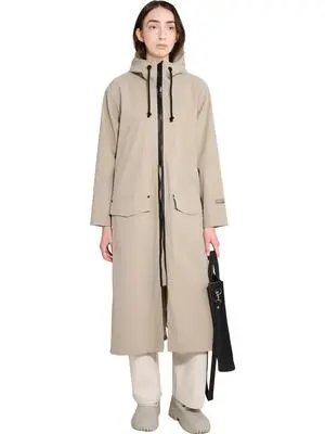 Stutterheim Mosebacke Long Patch Raincoat - Potato