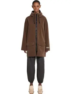 Stutterheim Stockholm Patch Raincoat Dark Brown