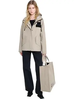 Stutterheim Faversham Matte Raincoat - Potato