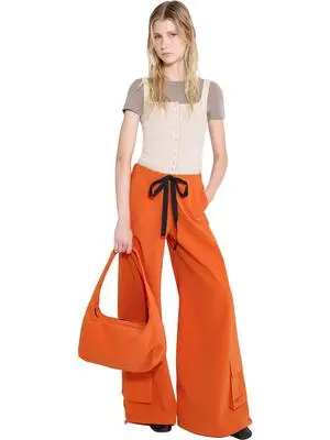 Stutterheim Karla Pocket Trousers - Pumpkin