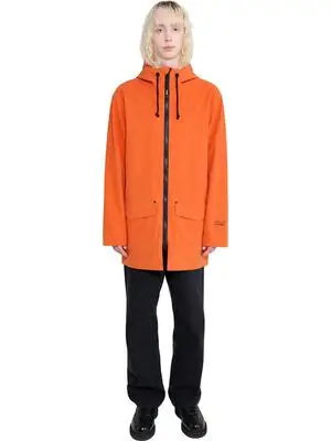 Stutterheim Stockholm Patch Raincoat Pumpkin